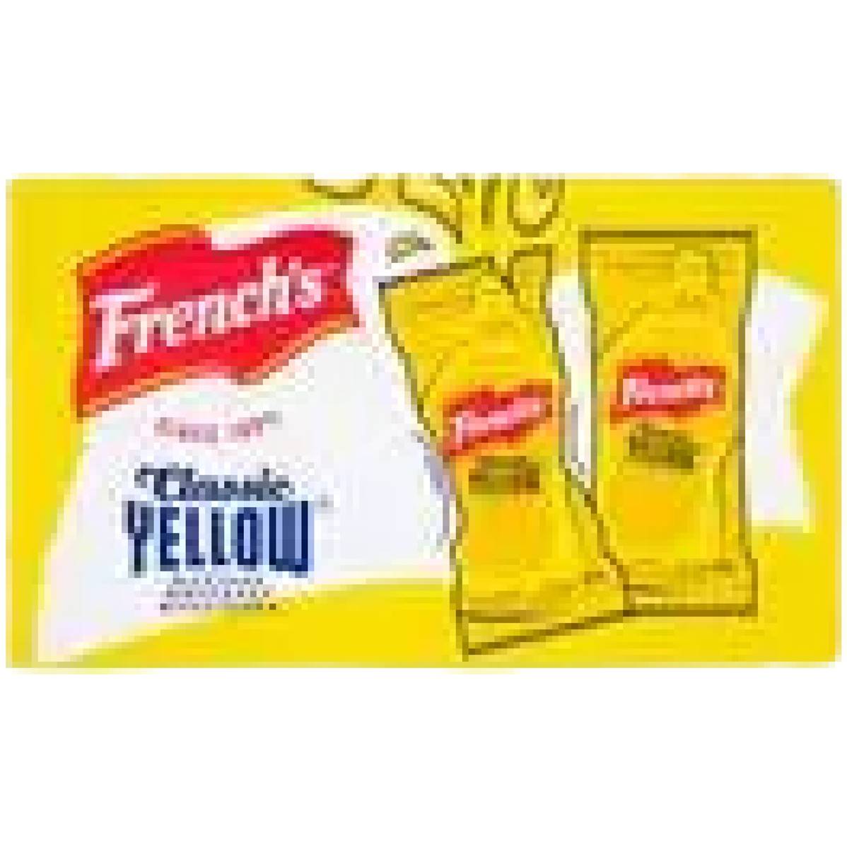FRENCHS YELLOW MUSTARD SACHET 300 X 10ML