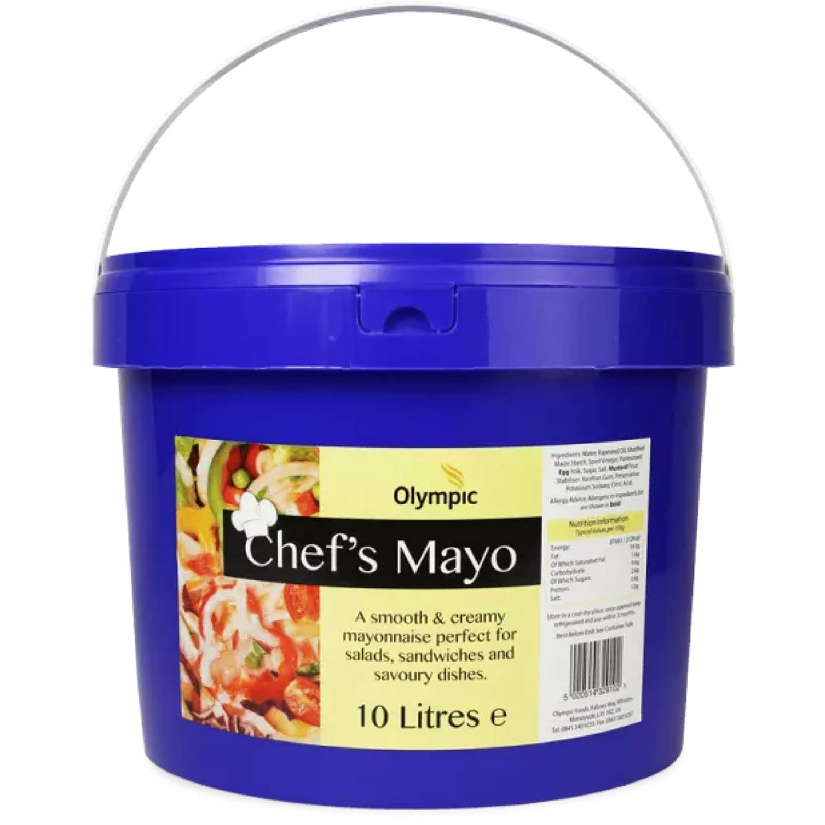 CATERING MAYONNAISE BLUE BUCKET 10LITRE