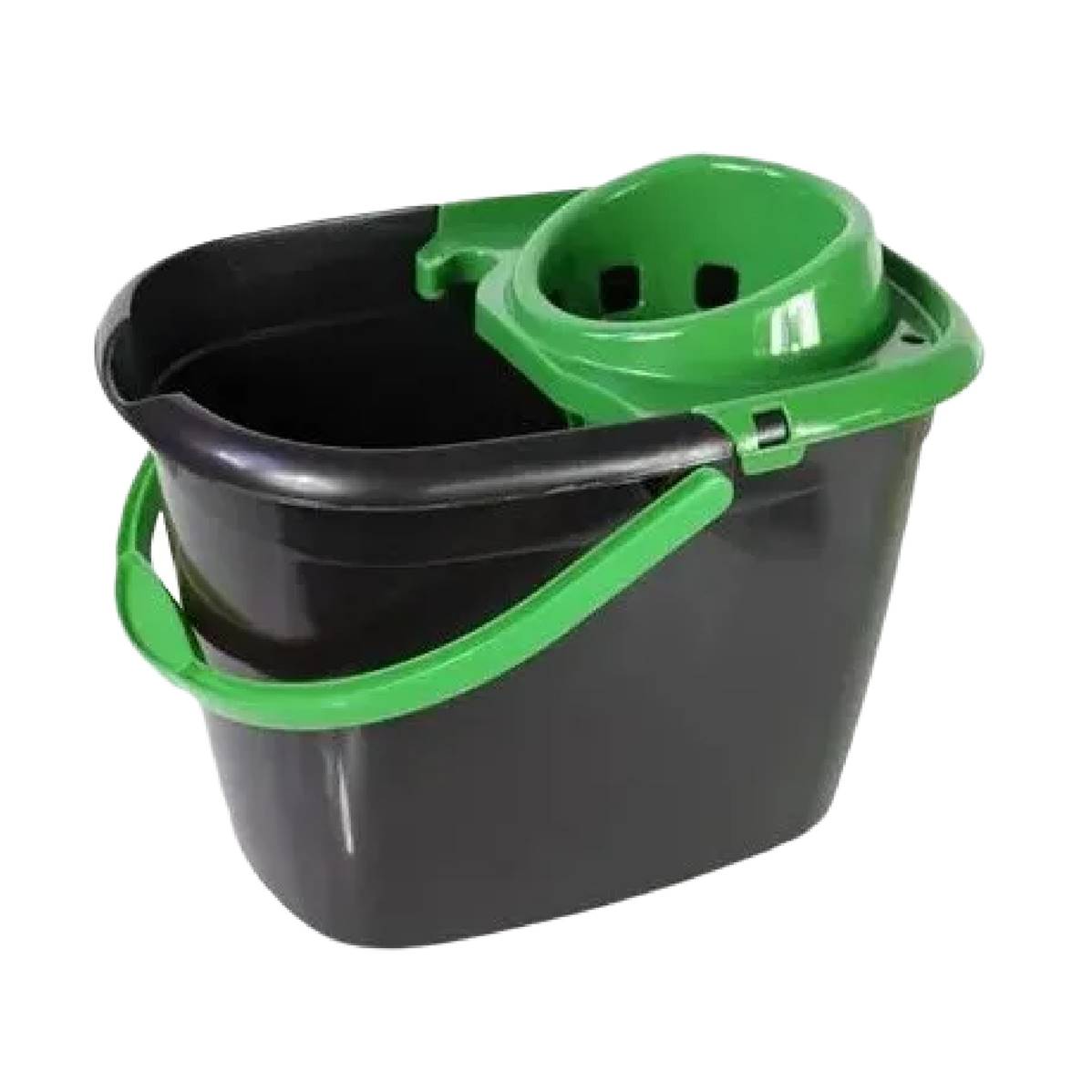 MOP BUCKET WITH WRINGER GREEN 12LTR ROBERT SCOTT