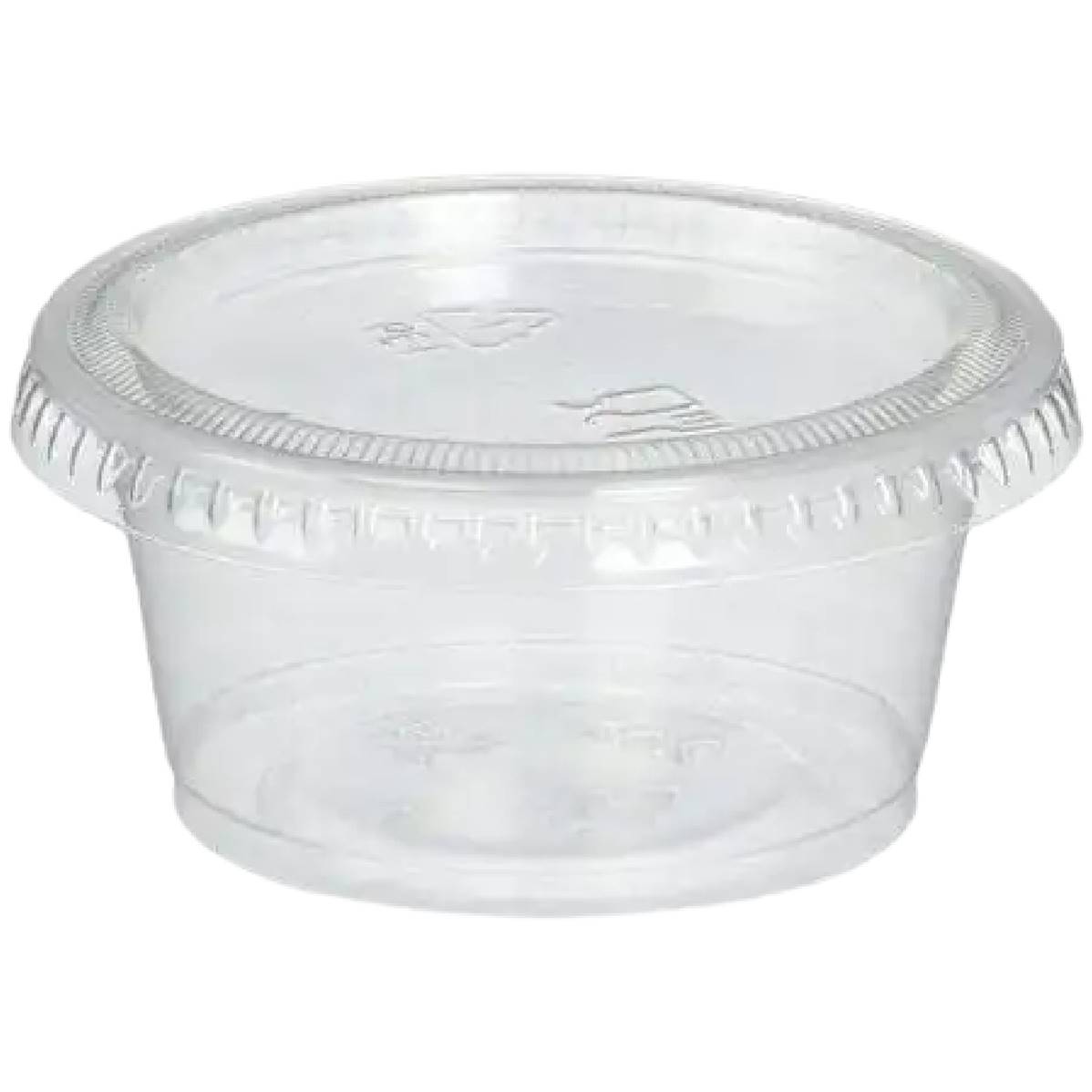 MAJESTIC 2OZ PLASTIC CUP WITH LID X 1000