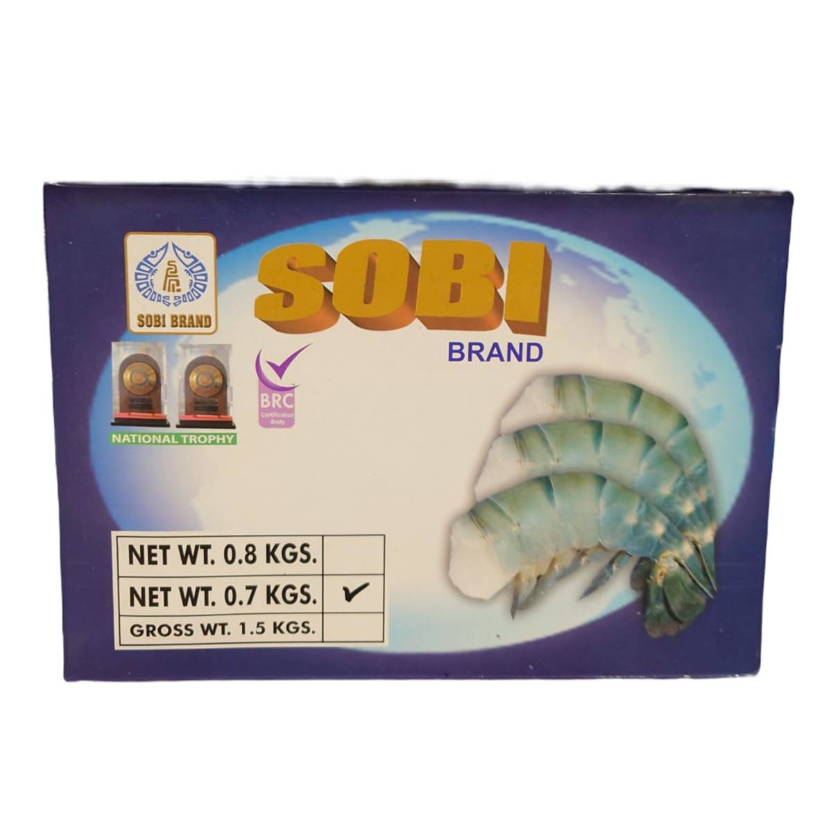 SOBI BRAND 8/12 KING PRAWN 700GM BLOCK